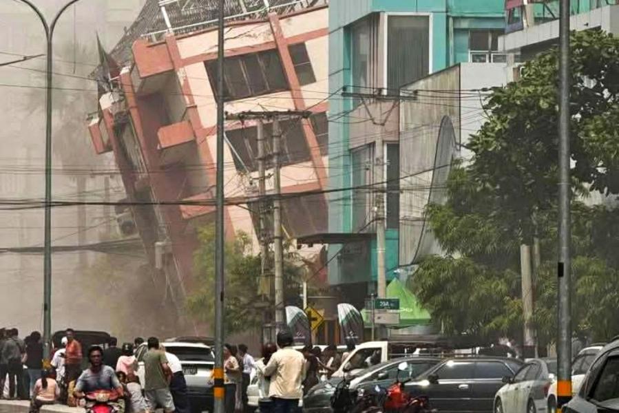 🌎速報》ミャンマー中部でM7.7の大地震バンコクでも強い揺れ津波の心配なし - 国際ニュース掲示板｜6レス｜爆サイ.com沖縄版